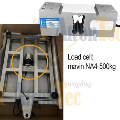 China 450*600mm Stainless Steel Weighing Platform,Electronic Weighing Scale with MAVIN Load Cell NA4-500KG for sale