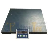 China Double Deck Carbon Steel Floor Weighing Scale with Surface Spray Treatment for sale
