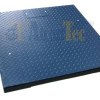 China Double Deck Carbon Steel Floor Weighing Scale with Surface Spray Treatment for sale