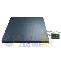 China Double Deck Carbon Steel Floor Weighing Scale with Surface Spray Treatment for sale