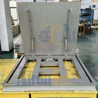 China 600kg~1500kg Manual Lift-up Stainless Steel Platform Scale, Flip-up Floor Scale for sale