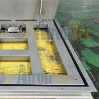 China 600kg~1500kg Manual Lift-up Stainless Steel Platform Scale, Flip-up Floor Scale for sale