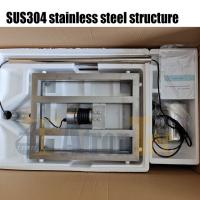 China 300kg Capacity and 420* 420mm Weighing Platform Stainless Steel Waterproof Platform Scale for sale