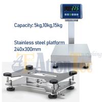 China 15kg Electronic Stainless Steel Washable Platform Weighing Scale for sale