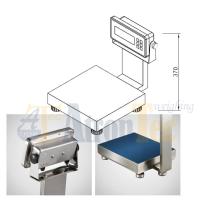 China Full Stainless Steel Structure Electronic Weighing Scale, Waterproof Bench Weighing Scale for sale