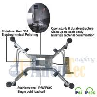 China 30kg Capacity Stainless Steel Electronic Platform Weighing Scale, LED Display Electronic Waterproof Scale for sale