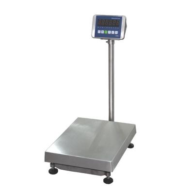 China 150kg Capacity Stainless Steel Platform Weighing Scale,LED Display Electronic Platform Scale for sale