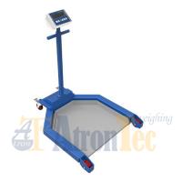 China Low Profile Mobile Drum Weighing Scale for sale