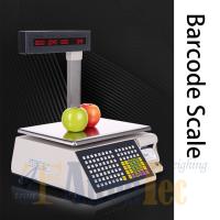 China 30kg Capacity LED Display Barcode Printing Scale for Supermarket and Retail Market for sale
