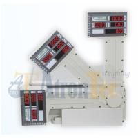 China Barcode Label Printing Scale for Supermarket with Pole and Double Side Display for sale