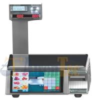 China AI Barcode Printing Scale, Touch Screen Label And Price Computing Scale for sale