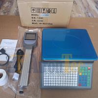 China 30kg Capacity Price Computing Label Printing Scale with RS232 and RJ45 interface for sale