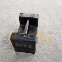 China 1kg~100kg M1 Level Test Weights,Lock-type Iron-cast Weights for Scale Calibration for sale