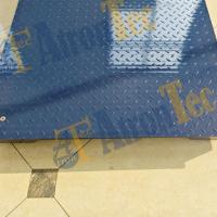 China Single Deck Carbon Steel Floor Scales, Checked-Plate Platform Scales for sale