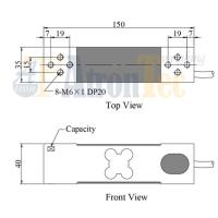 China 60~500kg Capacity MAVIN NA2 Load Cell, Aluminum Alloy Single Point Load Cell for sale