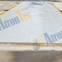 China 100t Capacity Checkered Plate Weighbridge,3.4*18m Analog Truck Scale for sale