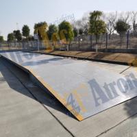 China 100t Capacity Checkered Plate Weighbridge,3.4*18m Analog Truck Scale for sale