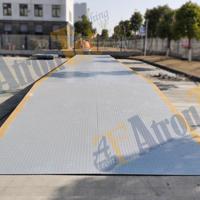 China 100t Capacity Checkered Plate Weighbridge,3.4*18m Analog Truck Scale for sale