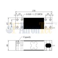 China Mavin NA4 Aluminum Alloy Single Point Load Cell for sale