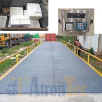 China 3*18m 100 ton Digital Truck Scale with Digital Weight Indicator for sale