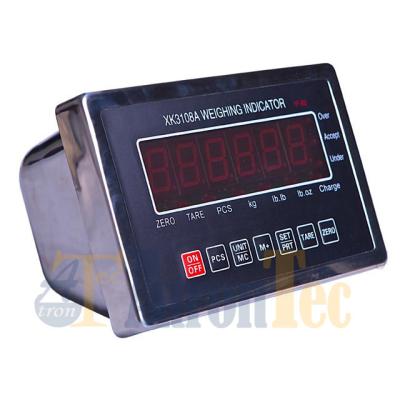 China Stainless Steel Waterproof Weighing Indicator with Red Led Display for sale