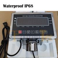 China Stainless Steel Waterproof Weighing Indicator with Red Led Display for sale