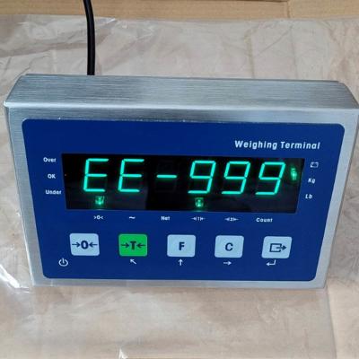 China Green LED Display Stainless Steel Weighing Indicator,Electronic Platform Weighing Scale Indicator for sale