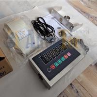 China C12 Stainless Steel Weighing Indicator with Label Barcode Printer, WIFI Label Printing Weight Indicator for sale