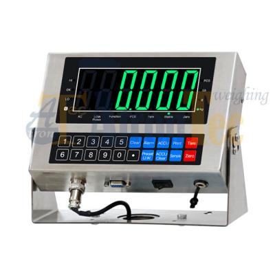 China Green LED Display High Accuracy Weighing Scale Indicator,Stainless Steel Weighing Indicator for sale