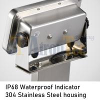 China Red LED Display Stainless Steel Waterproof Weighing Indicator for sale