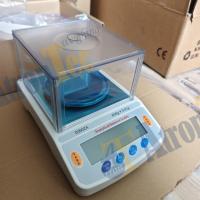 China 600g Capacity 0.01g Readability Electronic Balance with Integrated Windshield for Precision Weighing for sale
