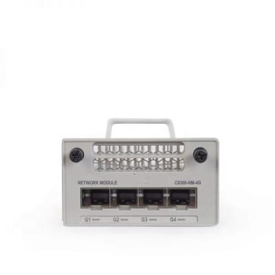 China Cisco C9300-NM-4G 4-Port Gigabit Ethernet SFP Network Module for Catalyst 9300 Series - 40x185x227mm for sale