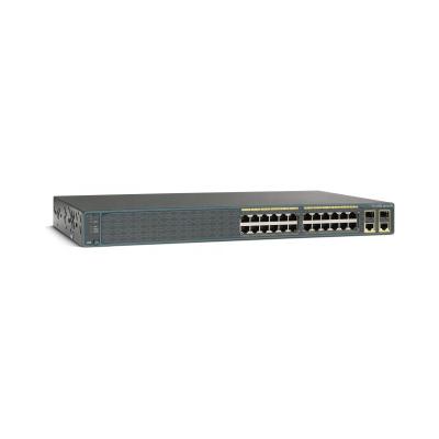 China Cisco Catalyst 2960S 24 Port PoE 370W LAN Base Switch Layer2 WS-C2960S-24PD-L for sale