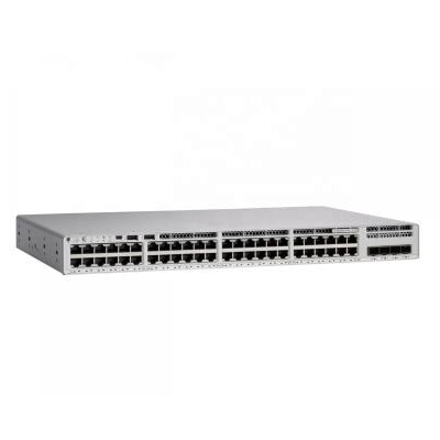 China Cisco Catalyst 9200 48-Port Managed Switch C9200-48T-A with 176Gbps Capacity and 125W Power Supply for sale