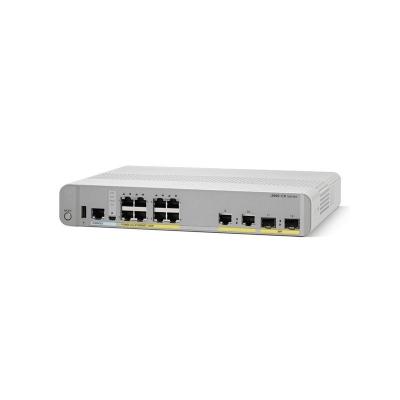 China Cisco C2960-CX 8 Port PoE Switch LAN Base Layer 2 Ethernet Switch WS-C2960CX-8PC-L for sale