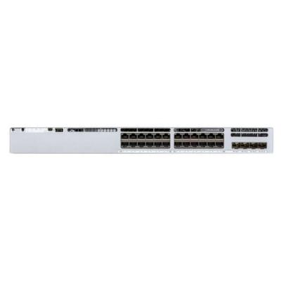 China Cisco C9300-24U-A 24-Port Gigabit Switch with 830W PoE and 80Gbps Capacity for sale