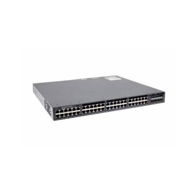 China Cisco Catalyst 3650 Series Network Switch 48-Port PoE+ with IP Base for Converged Wired and Wireless Networks for sale
