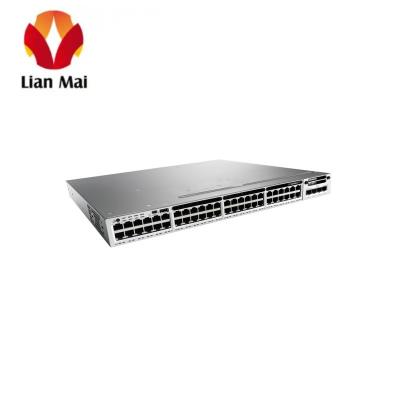 China C3850 Series 48 Port Network Switch 10GE 4X40G QSFP IP Service 40G SFP WS-C3850-48XS-E for sale