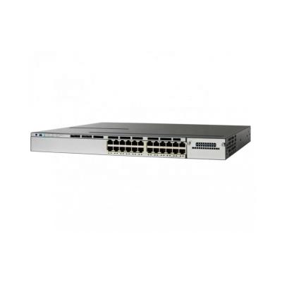 China C3850 series 24 100Mbps/1/2.5/5/10 Gbps Ports Ethernet UPOE switch WS-C3850-24XU-S for sale
