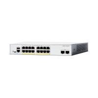 China C1300-16P-2G 16-Port Gigabit PoE+ Switch with 2 SFP Uplinks 195W Power Budget 128G Capacity for sale