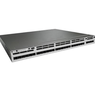 China Cisco Catalyst 3850 24-Port Gigabit Ethernet Switch WS-C3850-24S-E with 480 Gbps Capacity and 4GB RAM for sale