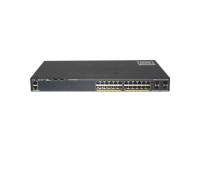China Cisco Catalyst 2960X Switch 24port Stackable Gigabit Switch 108Gbps WS-C2960X-24TS-L for sale