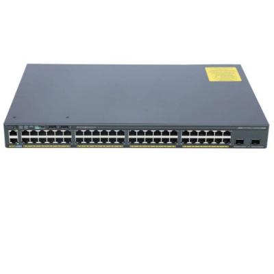 China Cisco 2960X series 48 Port Gigabit Ethernet PoE 740W 4 x 1G SFP LAN Base Switch WS-C2960X-48FPS-L for sale