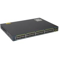 China Cisco Catalyst WS-C2960-48PST-L Managed Switch 48 Port 10/100 PoE 16Gbps Capacity with 4 Uplink Ports for sale