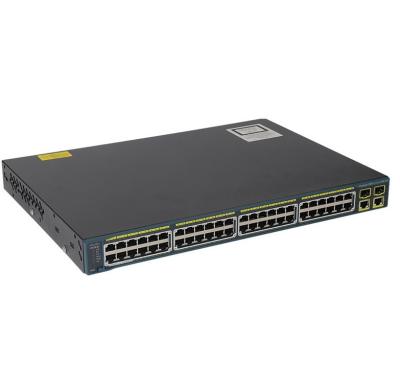 China Cisco Catalyst WS-C2960-48PST-L Managed Switch 48 Port 10/100 PoE 16Gbps Capacity with 4 Uplink Ports for sale