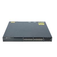 China Cisco WS-C3650-24PS-E C3650 series 24 Ports Gigabit PoE Uplink IP Layanan switch for sale