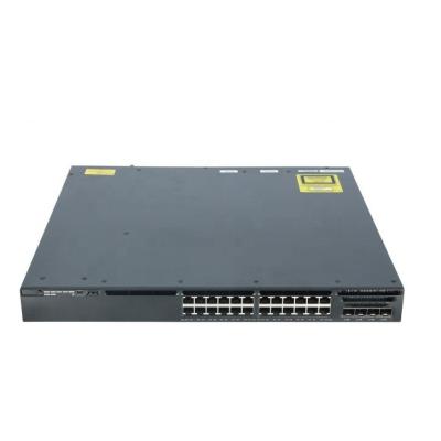 China Cisco WS-C3650-24PS-E C3650 series 24 Ports Gigabit PoE Uplink IP Layanan switch for sale