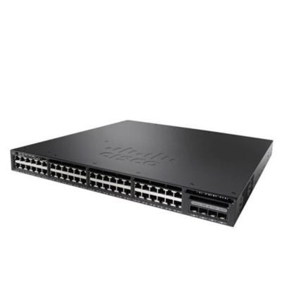 China Cisco Network Switch WS-C3650-48PS-S 3650 Series 48 Port POE 4x1G Uplink IP Base Switch for sale