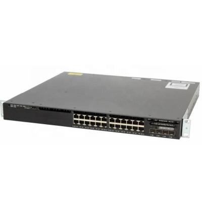China Cisco C3650 Series Ethernet Switch 24 Port PoE Gigabit Enterprise Switch WS-C3650-24PS-S for sale