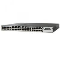 China Cisco WS-C3850-48T-E 48-Port Gigabit Ethernet Layer 3 Switch with 176Gbps Capacity and Stacking Support for sale